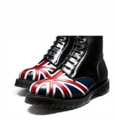 Solovair Union Jack Boot - Black Leather