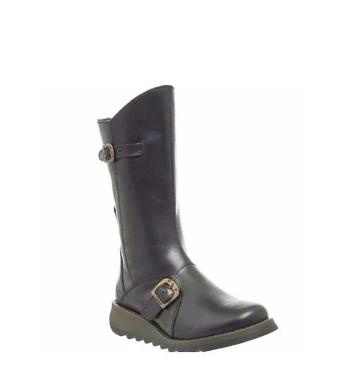 Fly London Fly Mes 2 - Black Leather Boots